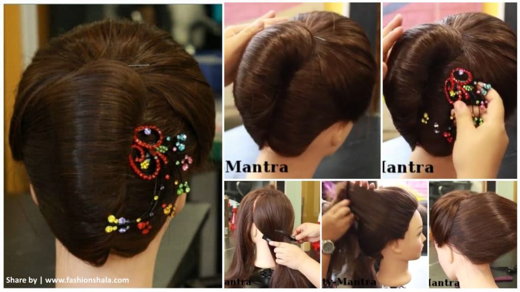 French Roll Hairstyle Tutorial - FashionShala