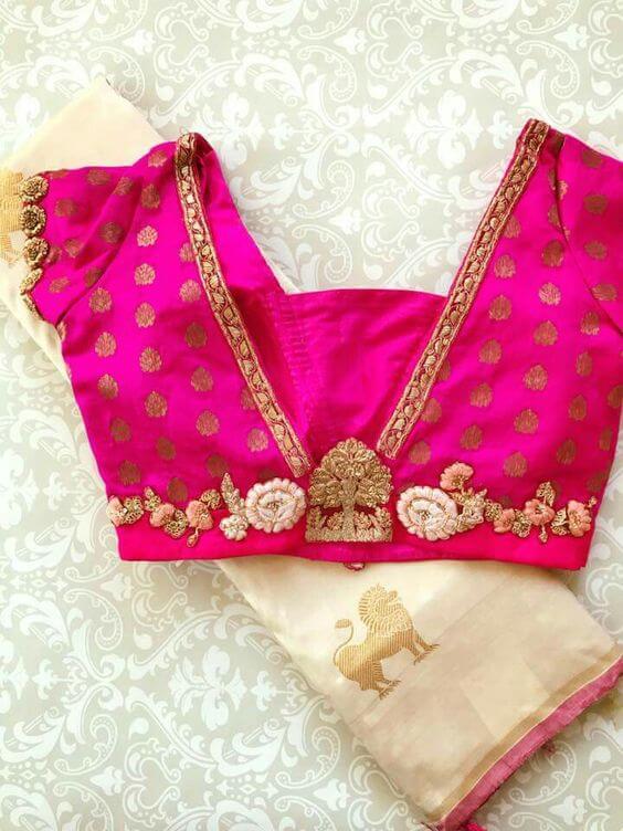 Trendy Saree Blouse Back Designs You Want to Try 2019 - FashionShala